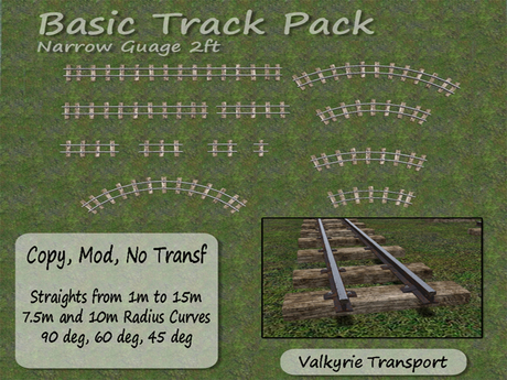 Second Life Marketplace - SLRR-NG Basic Track Pack